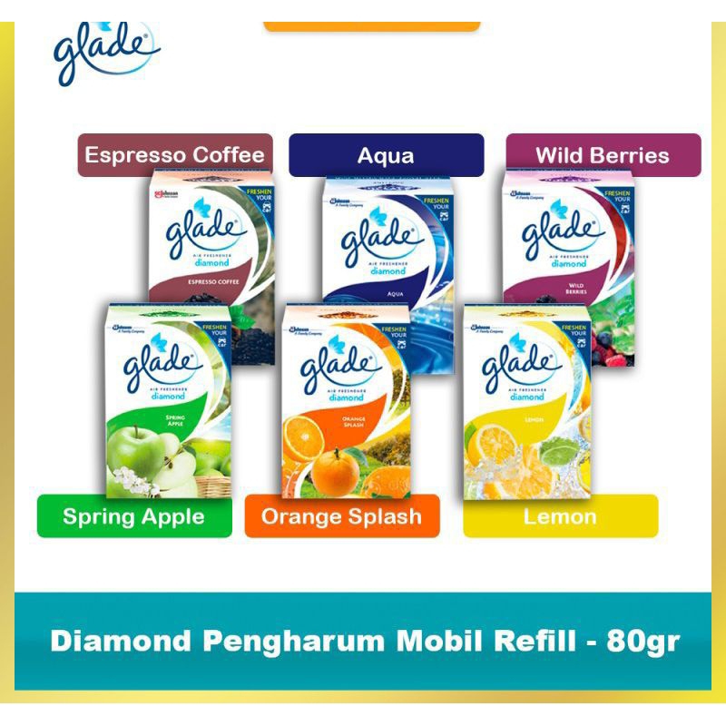 Jual GLADE DIAMOND PENGHARUM MOBIL REFFIL | Shopee Indonesia