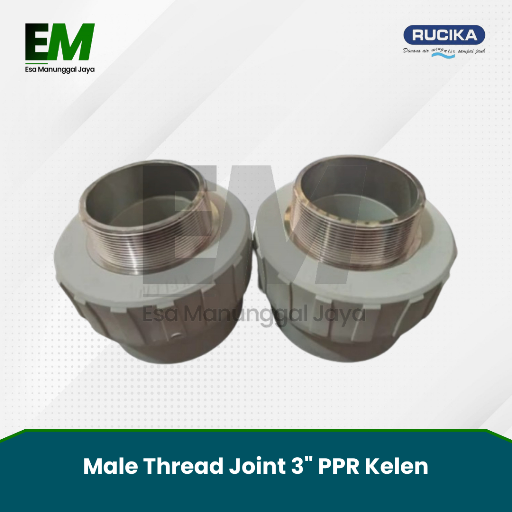 Jual Male Thread Joint 3" PPR Kelen / SDL 3" PPR Kelen / SDL PPR 90mm ...