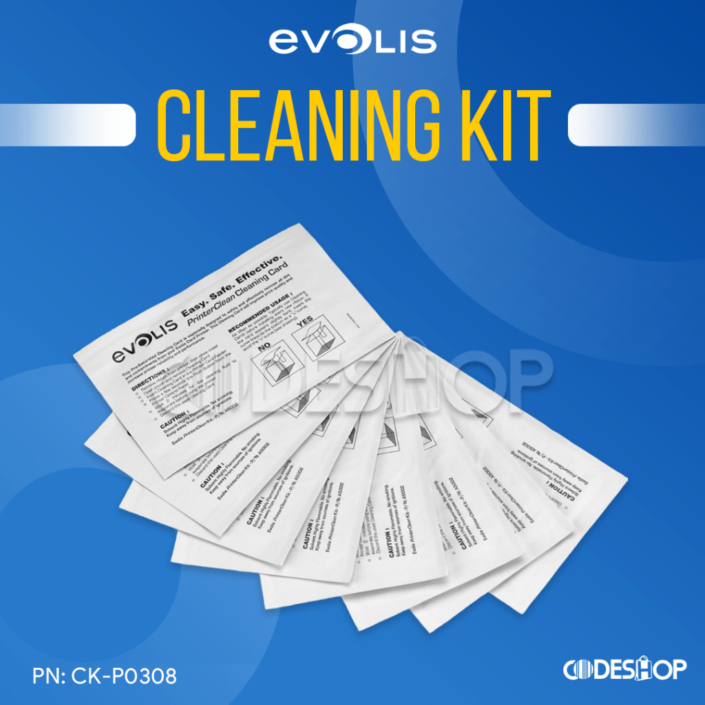 Jual Cleaning Kit Printer ID Card Original Evolis Primacy Zenius ...