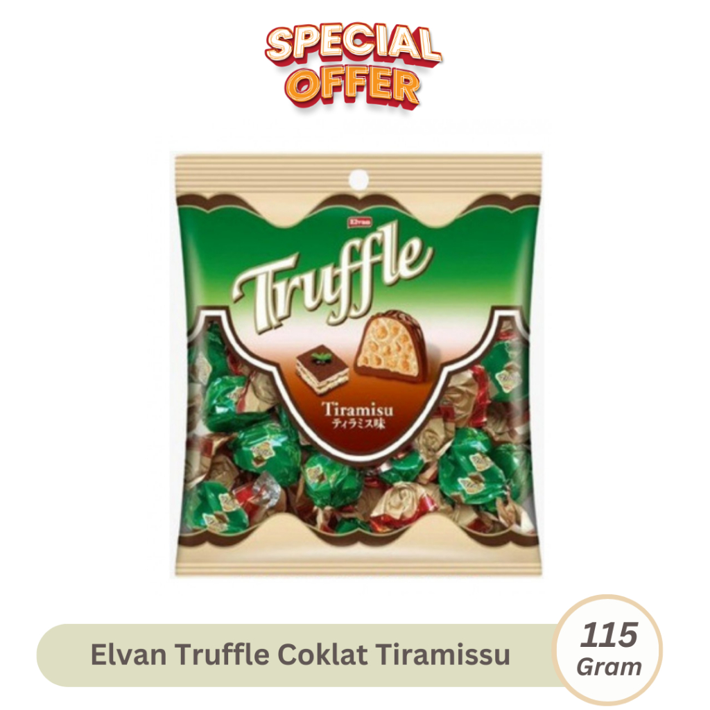 Jual Elvan Truffle Cokelat 115gr Tiramisu | Shopee Indonesia