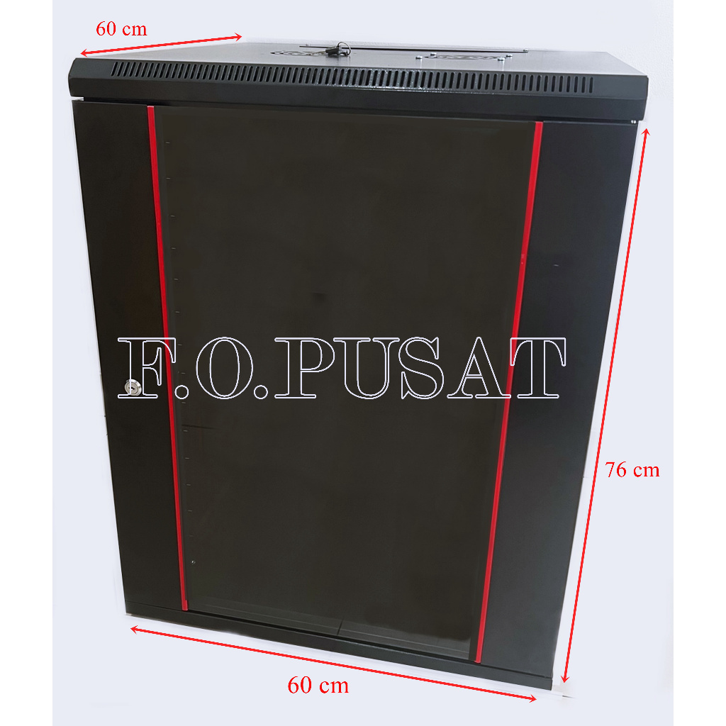 Jual Rak server 15U Depth 600mm / Close Rack/ Rak server / Wallmount ...