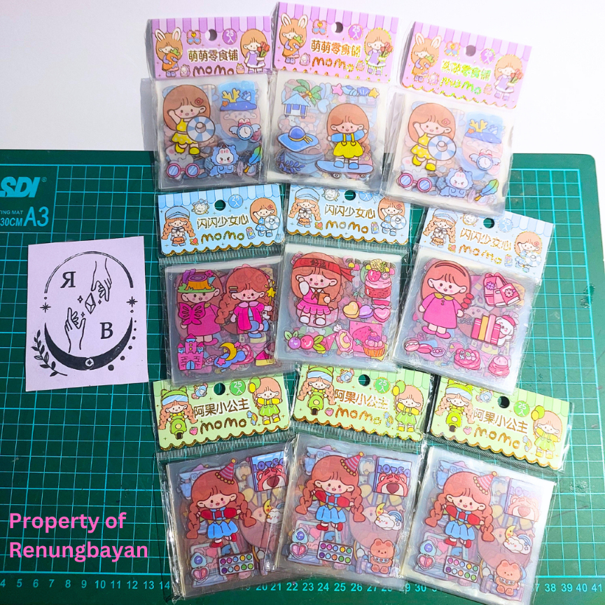 Jual STIKER PREMIUM KEKINIAN MOMO ISI 25 LEMBAR Stiker Lucu ANTI AIR/WATERPROOF PVC Dekorasi ...