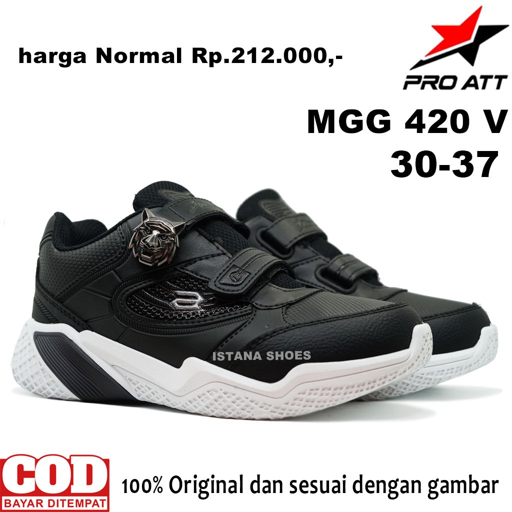 Jual SEPATU PRO ATT MGP 457 V MAGNET, SEPATU SEKOLAH ANAK LAKI LAKI PEREMPUAN COWOK CEWEK PAUD ...