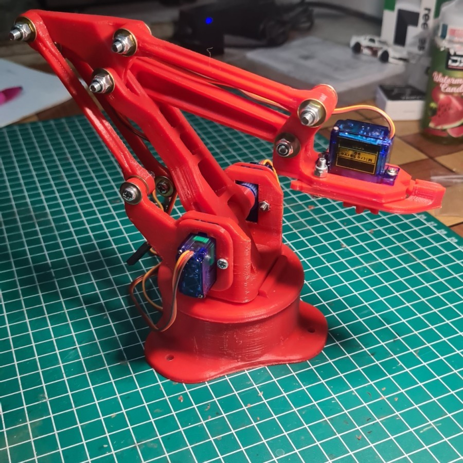 Jual Arm Robot Arduino Kit Servo P3d Shopee Indonesia