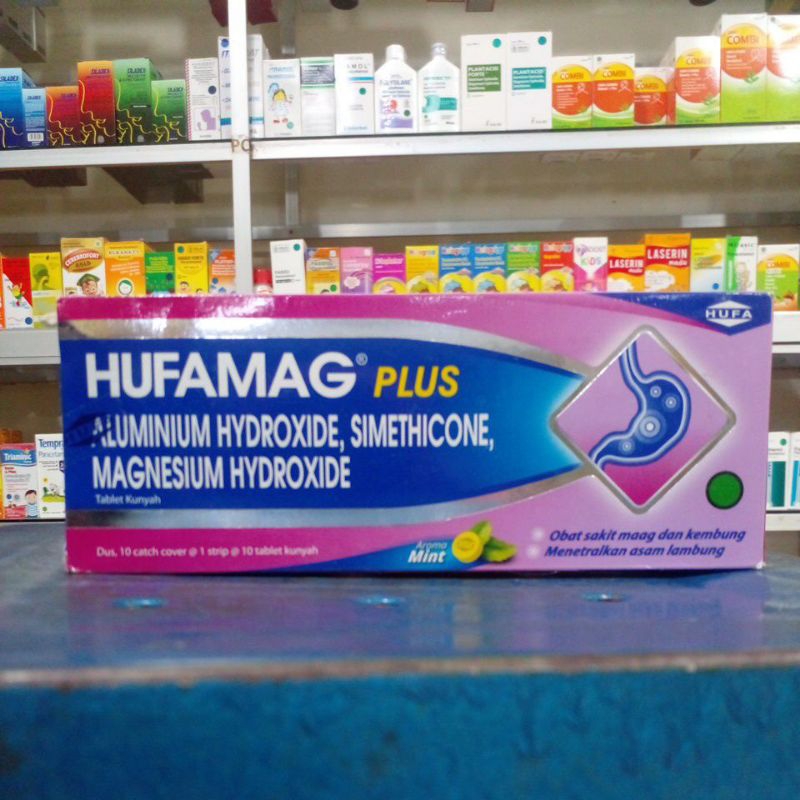 Jual HUFAMAG PLUS/ ALUMUNIUM HYDROXIDE, SIMETHICONE, MAGNESIUM ...