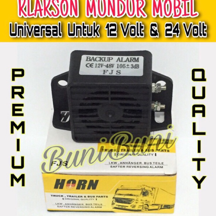 Jual dr Klakson Mundur Atret Mobil Klakson Backup Alarm Mundur Back ...