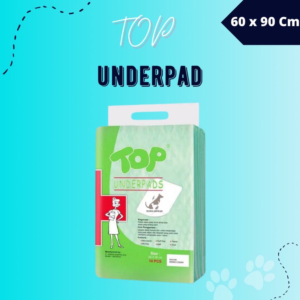 Jual Top Underpad 60 x 90 cm PER PACK | Shopee Indonesia