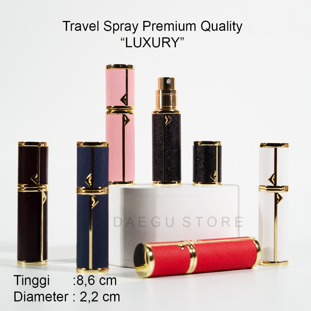 Jual Botol 5ml Travel Spray LUXURY Leather Atomizer Mewah Premium Mini ...
