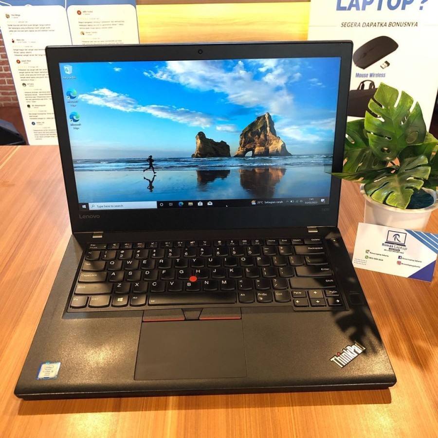 Jual LAPTOP LENOVO THINKPAD I5 GEN 7 RAM 8GB SSD 256GB | BEKAS SECOND ...