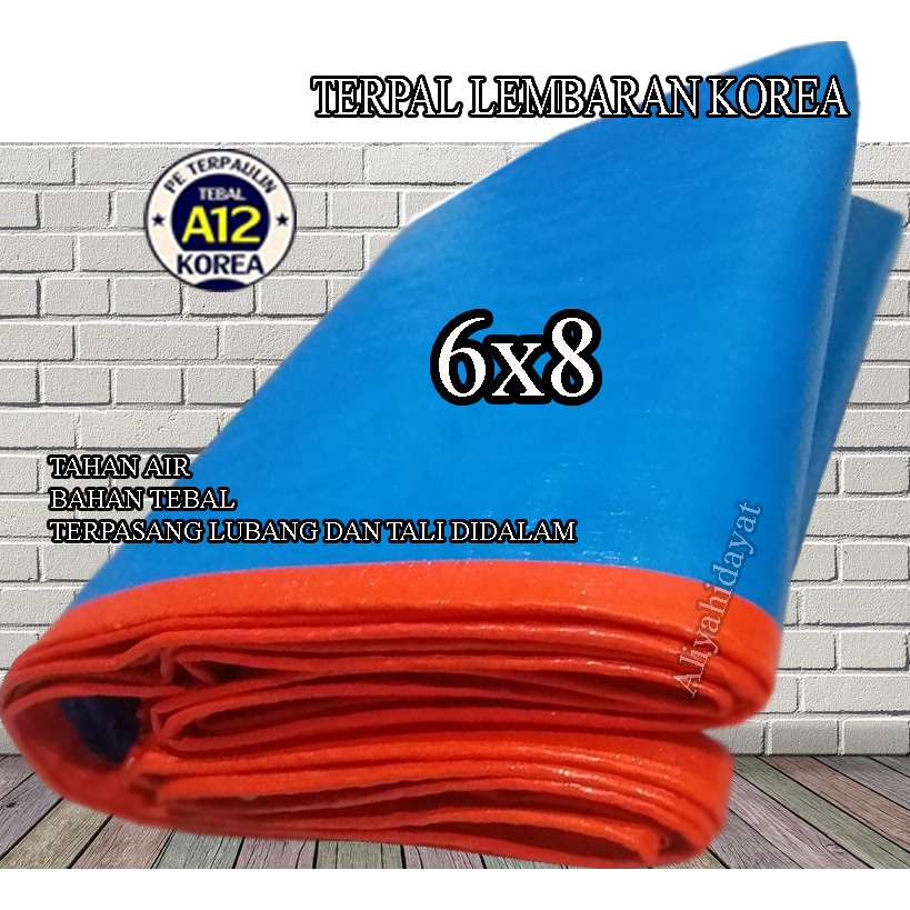 Jual Terpal Lembaran 6x8 A12 Terpal penutup truk | Shopee Indonesia