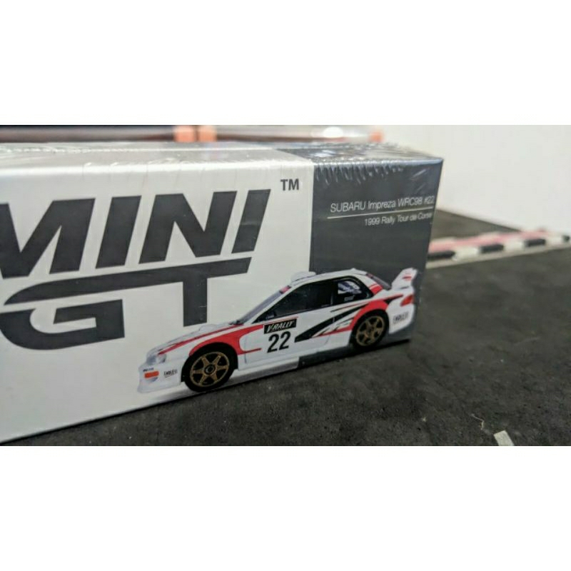 Jual Diecast Mini GT Subaru Impreza WRC98 #22 1999 Rally no 564 Segel ...