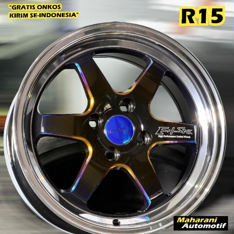 Jual New velg mobil racing ring 15 SAMLONG F1 SSK velg r15 mobil mobilio,agya,ayla,ignis,brio ...