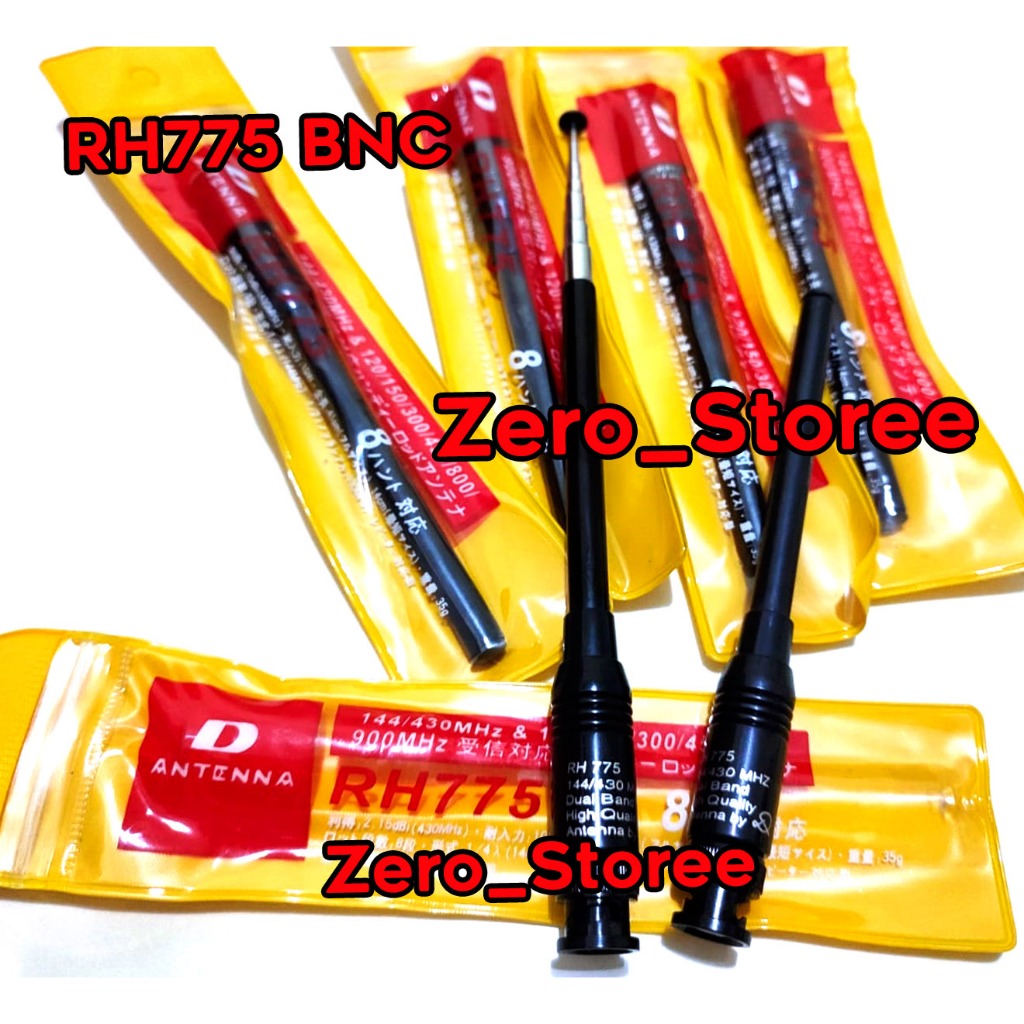 Jual Dual Band VHF UHF D Antenna RH775 Antena Tarik HT BNC ICOM V80 ...