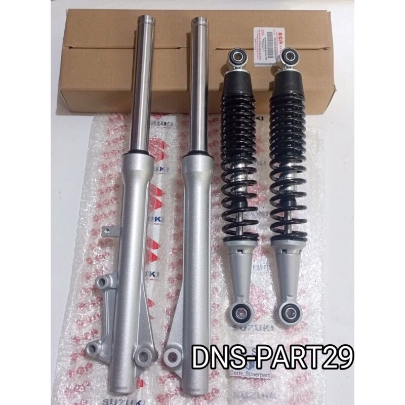 Jual SHOCK DEPAN PLUS SHOCKBREKER BELAKANG SEPASANG SUZUKI SMASH NEW ...
