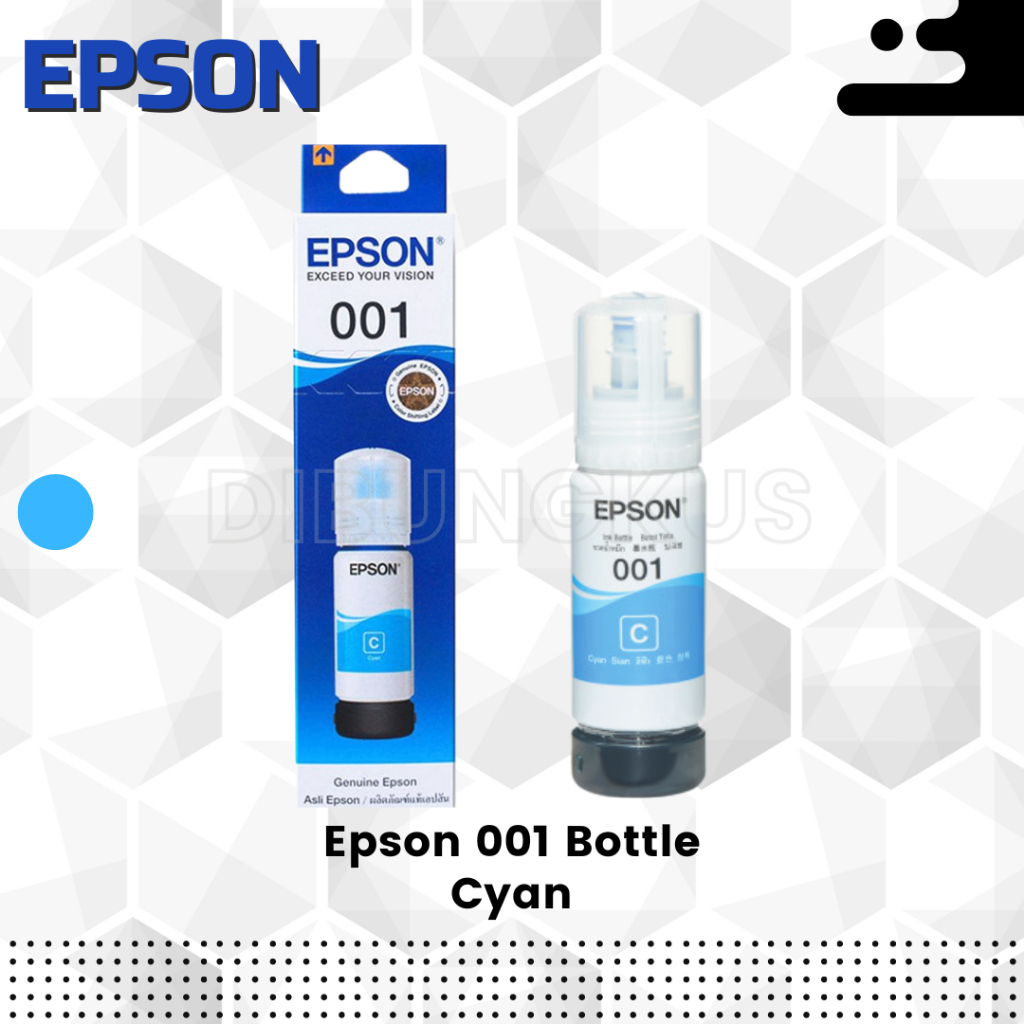 Jual Tinta Epson Refill 001 Cyan Original 100% | Shopee Indonesia