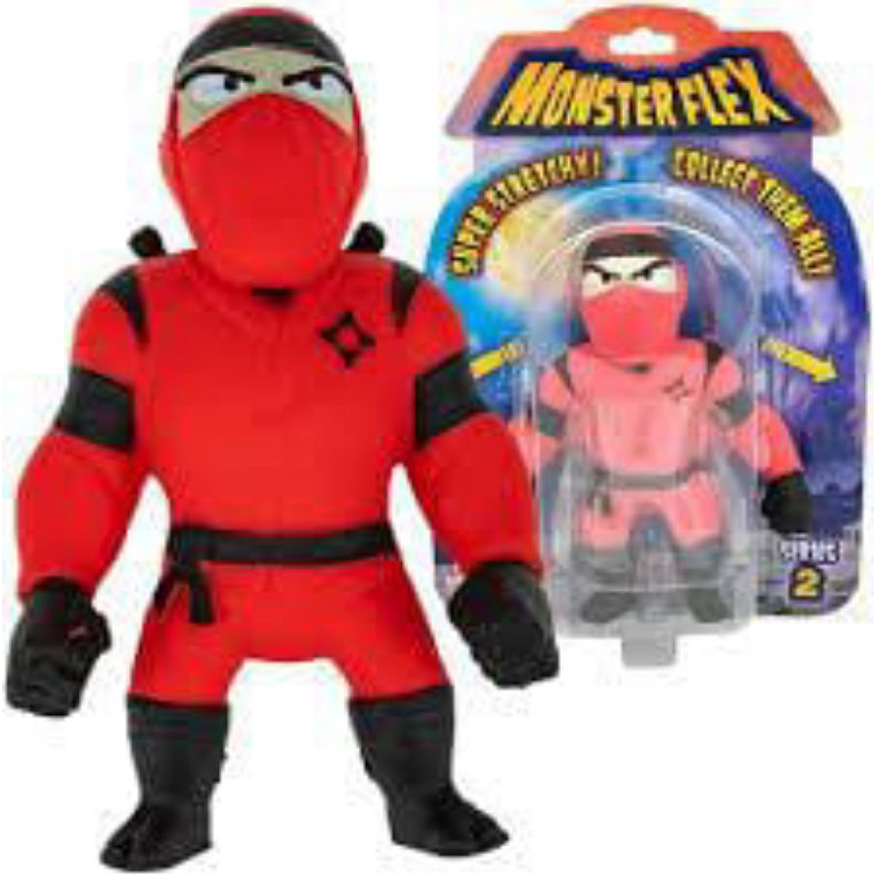 Jual MONSTER FLEX NINJA RED NINJA MERAH GOJITSU SERIES 2 STRETCHY ...