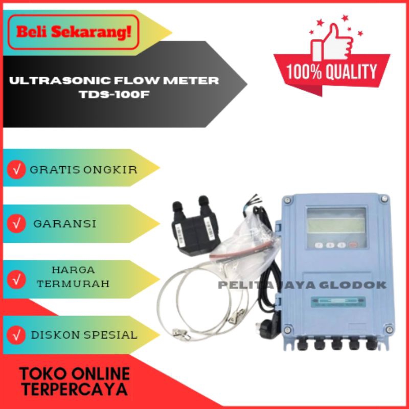 Jual Ultrasonic Flow Meter TDS-100F Transducer DN50-700mm TDS100F ...