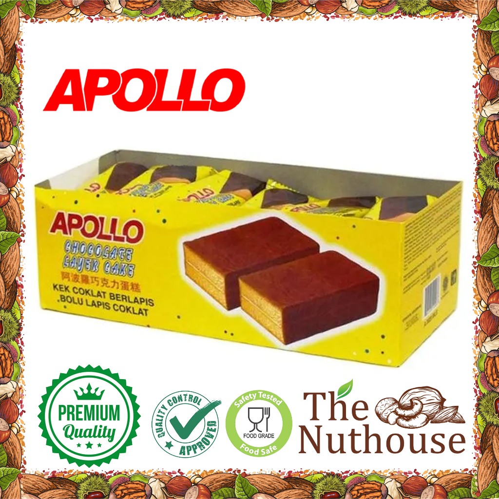 Jual APOLLO Chocolate Layer Cake / Bolu Lapis Coklat [24 Biji / Box ...