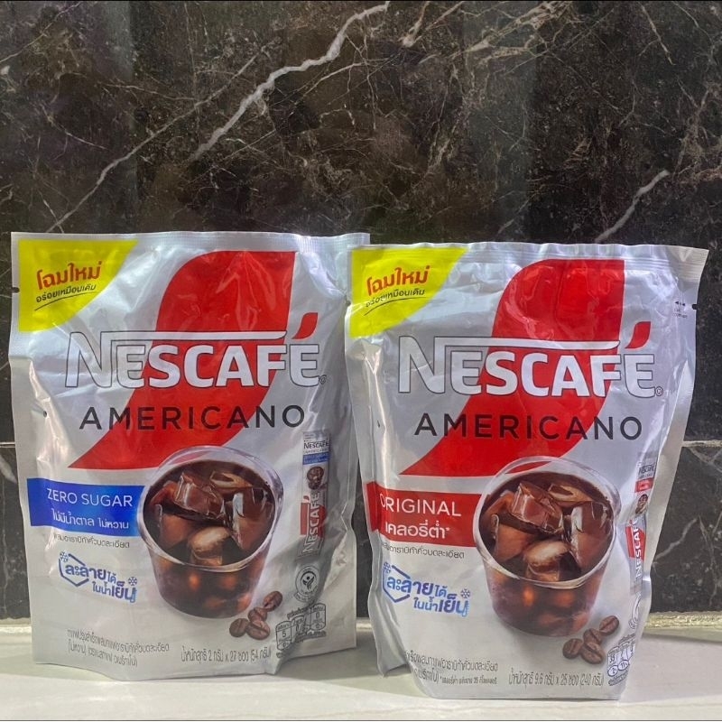 Jual Nescafe Americano Original Nescafe Americano Zero Sugar Thailand Shopee Indonesia