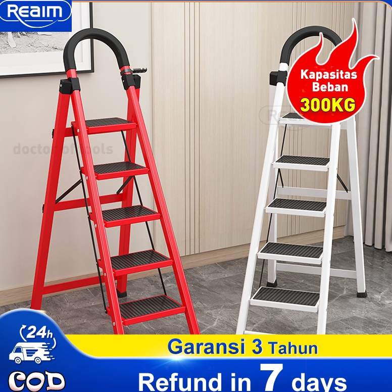 Jual Kekinian Reaim Tangga Rumah Tangga Lipat 36 Step Tangga Lipat ...