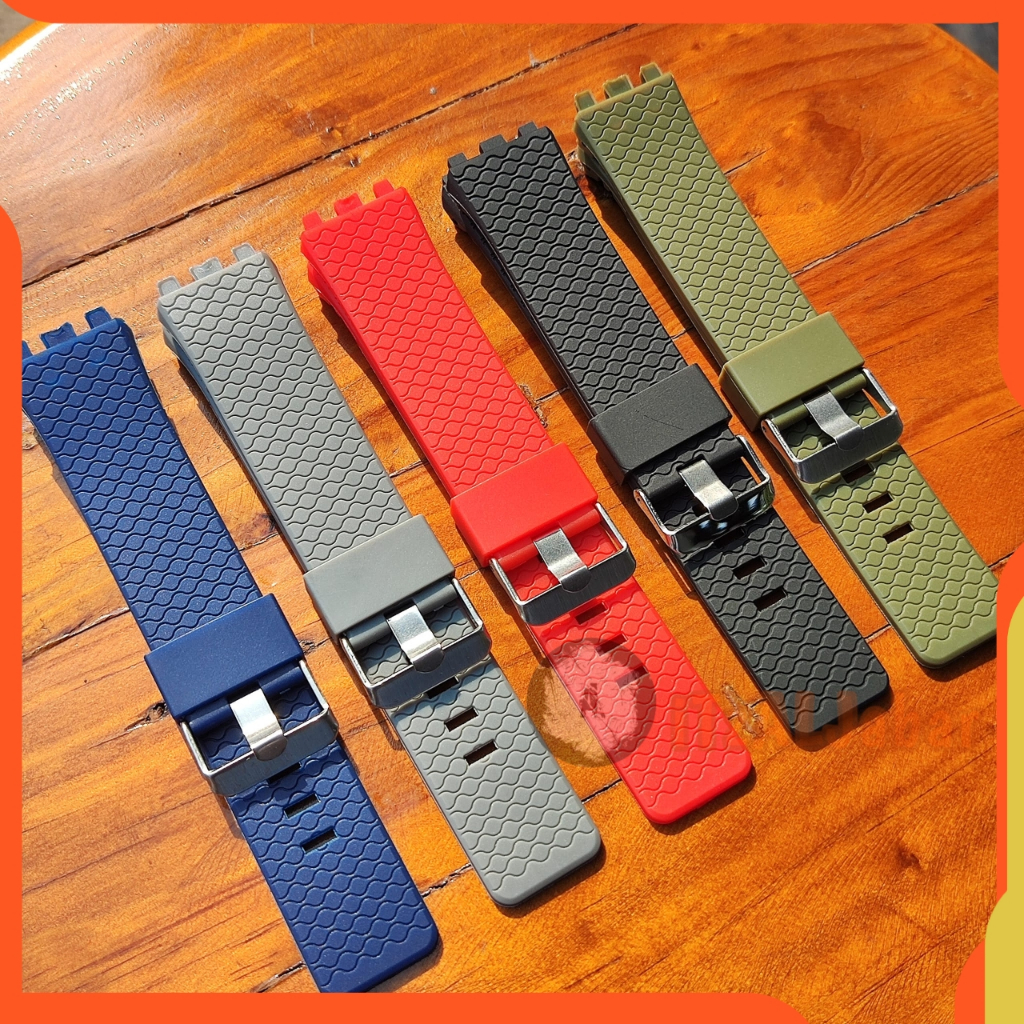 Jual Tali jam tangan SKYMAX G1810 Pria rubber strap Tali jam karet ...