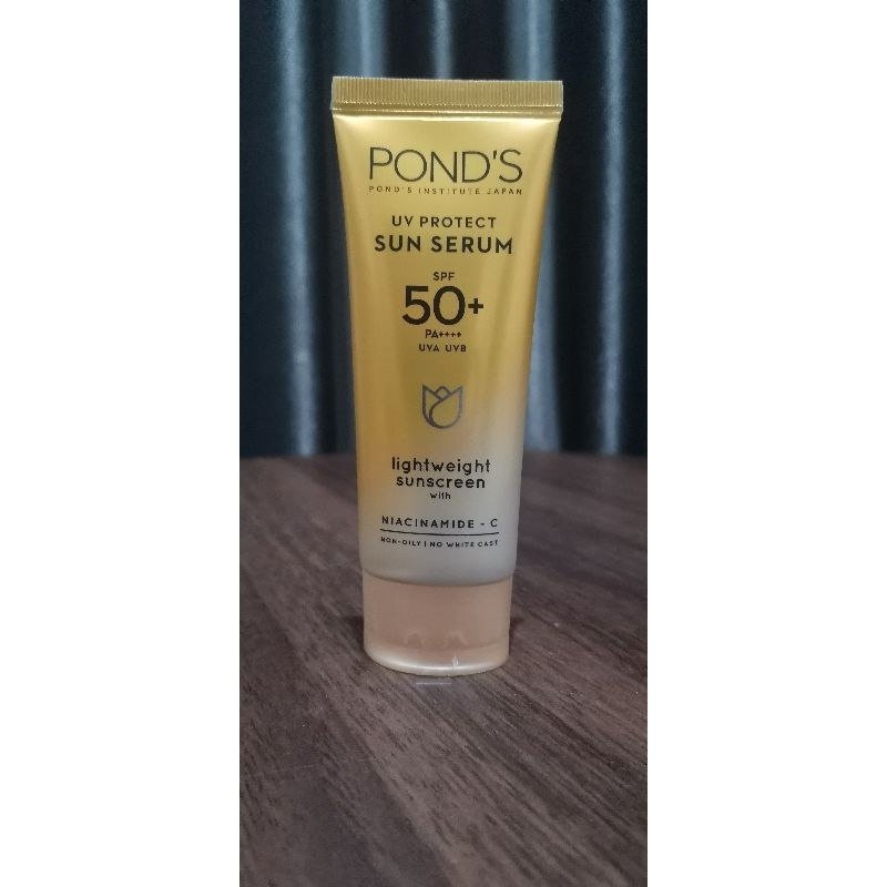 Jual Pond's UV Protect Sun Serum SPF 50+ PA++++ 30 gr | Shopee Indonesia