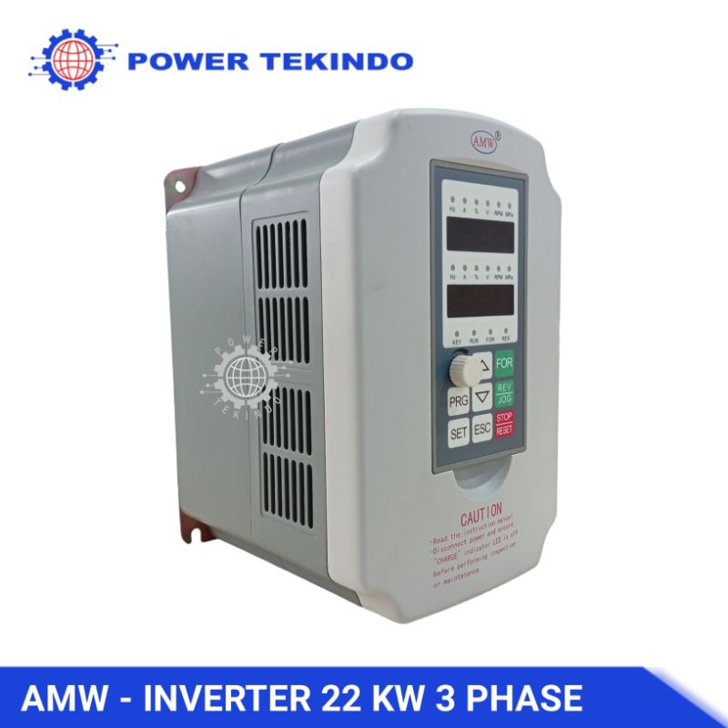 Jual AMW Inverter Frekuensi Konverter VFD 22 KW 3 Phase 30 HP Input Output 380V Variable ...