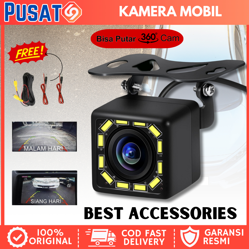 Jual Kamera MOBIL mundur parkir BELAKANG DUA FUNGSI universal car front rear camera | Shopee ...