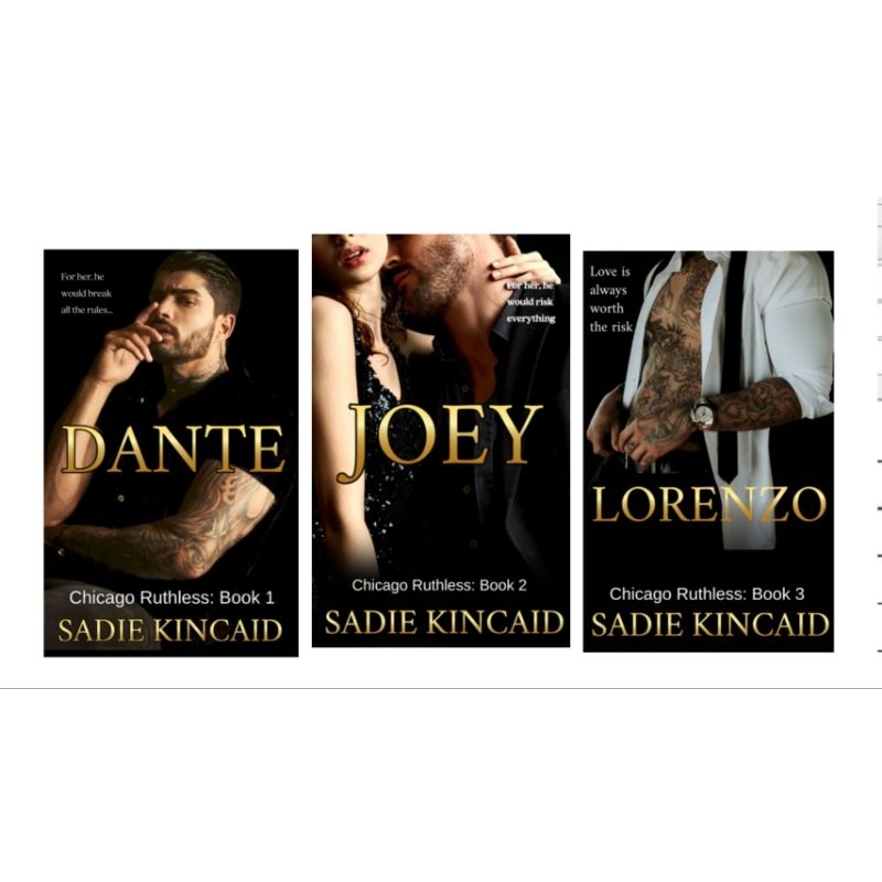 Jual Dante,Joy, lorenzo by Sadie Kincaid(english) | Shopee Indonesia