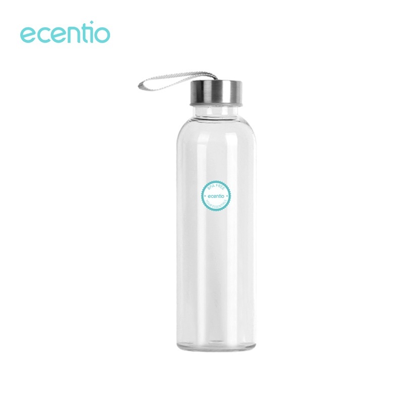 Jual Ecentio botol minum 500ml aesthetic Portable tempat minum sport ...