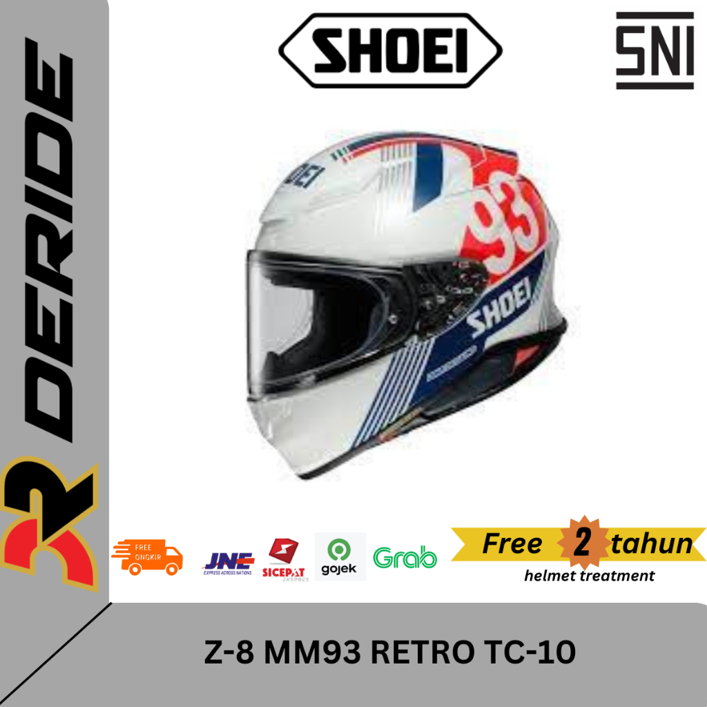 Jual Helm Full Face SHOEI Z-8 MM93 TC 10 Helm Sport Touring Full Face SNI Original Z8 Z 8 ...
