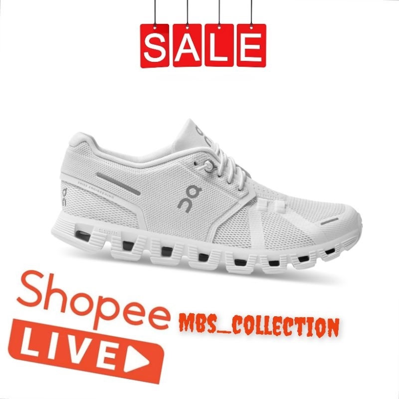 Jual SEPATU RUNNING ON CLOUD 5 UNDYED WHITE PREMIUM ORIGINAL UNISEX ...