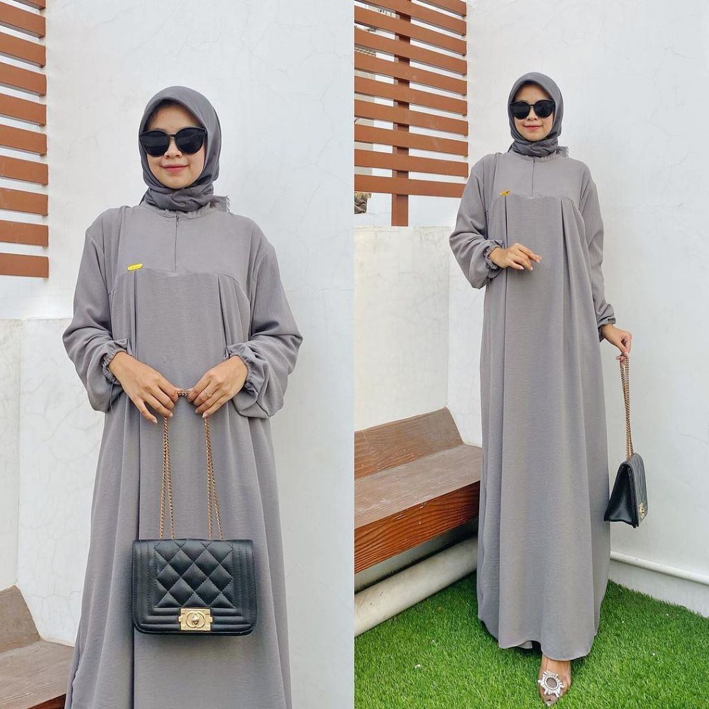 Jual Gamis Dress Wanita Terbaru 2024 Remaja Murah Lebaran / Gamis ...