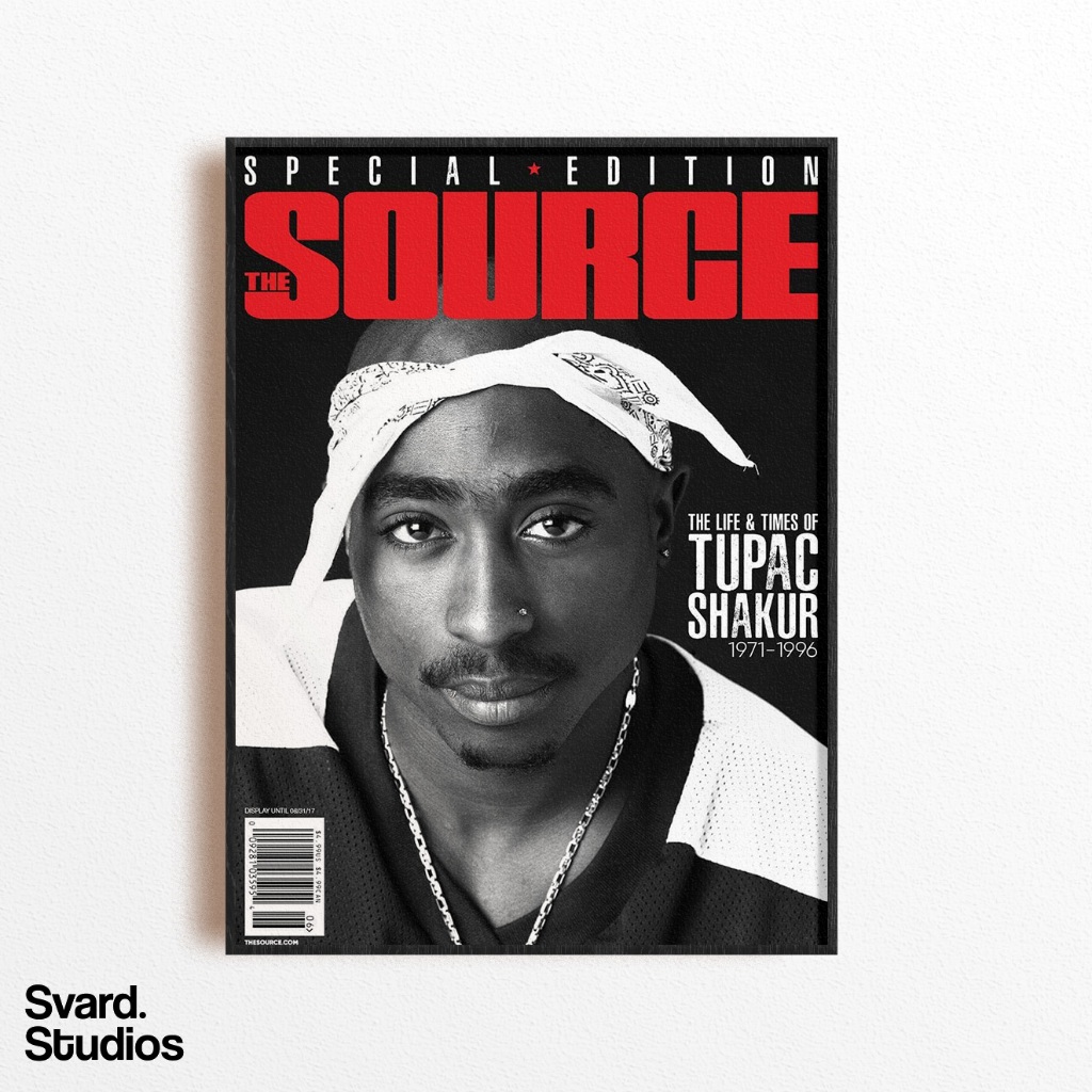 Jual Poster Frame Tupac Shakur - Frameblock | Shopee Indonesia
