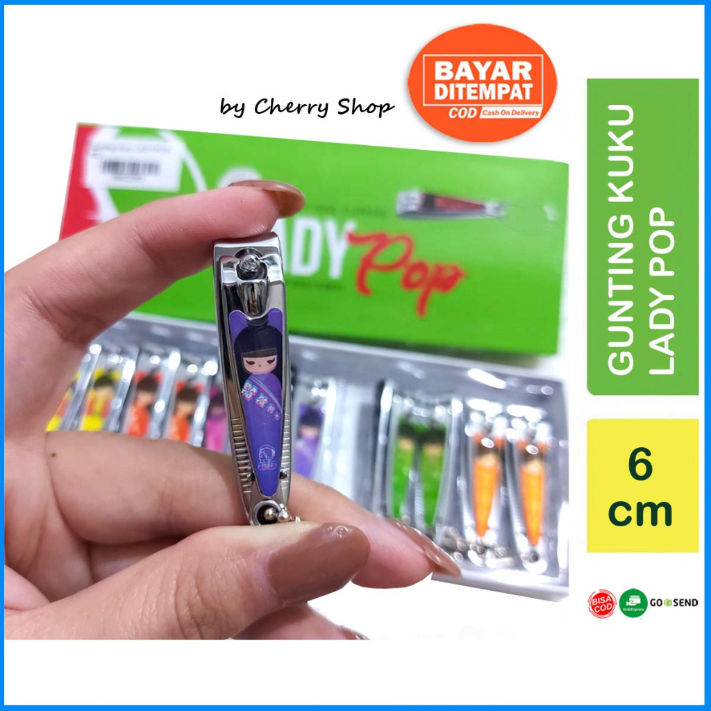 Jual [UKURAN 6CM] GUNTING KUKU TAJAM LADY POP UKURAN 6CM | Shopee Indonesia