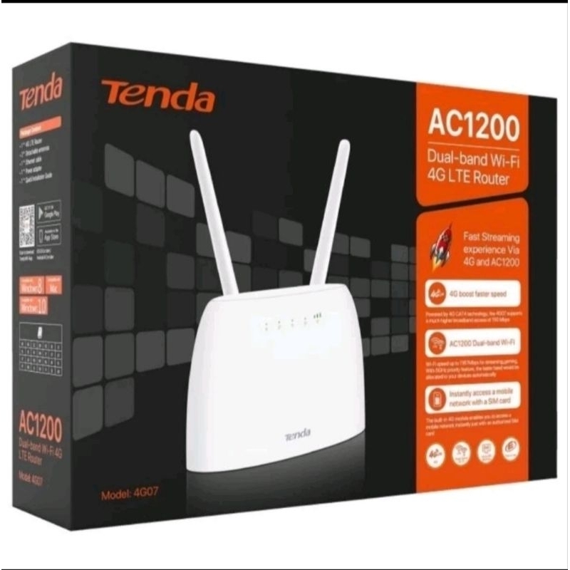 Jual Tenda 4G07 AC1200 4g dual band modem wireless router | Shopee ...