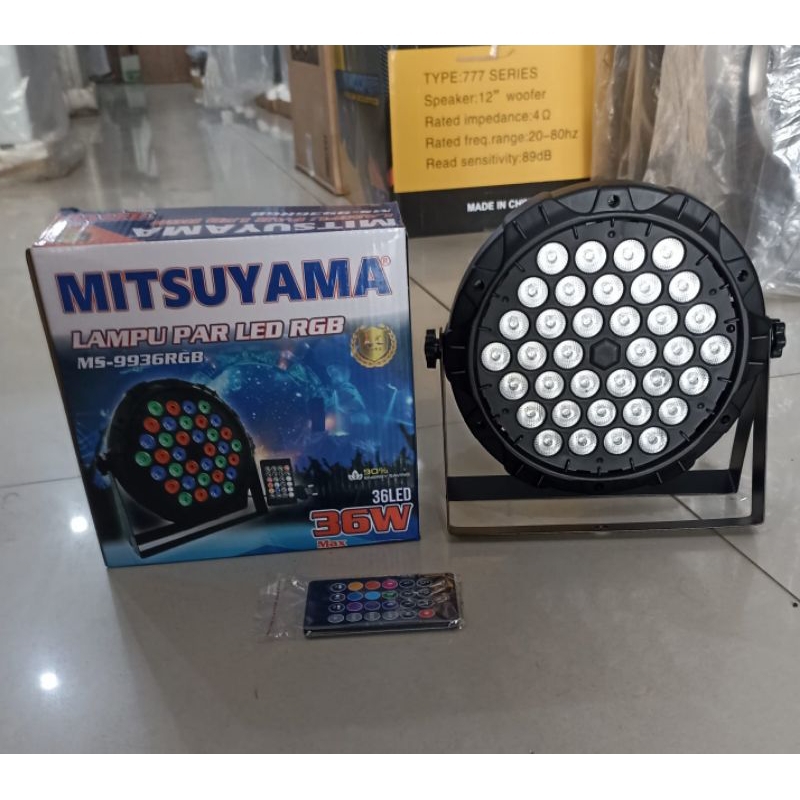 Jual Lampu PAR LED RGB MITSUYAMA MS-9936RGB 36W LED Mini Party Light ...