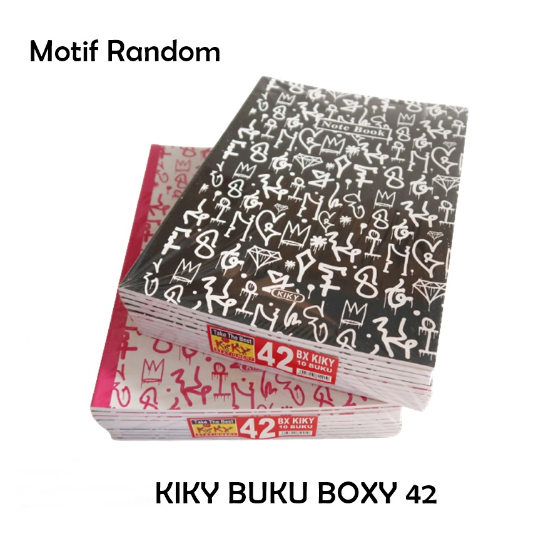 Jual 1 PAK 10 PCS BUKU TULIS BOXY KIKY CAMPUS PANJANG 42 LEMBAR ...