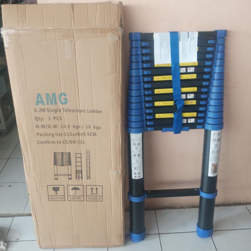Jual Tangga Teleskopik 6,2m Single/Tangga Telescopic Ladder Telkom ...