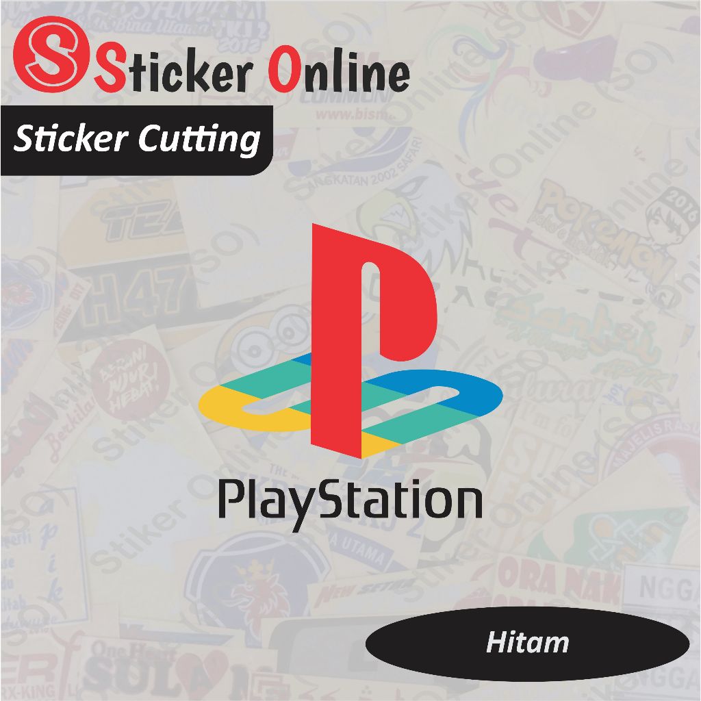 Jual Stiker Logo PlayStation Game | Sticker Cutting Logo PS Motor Mobil ...