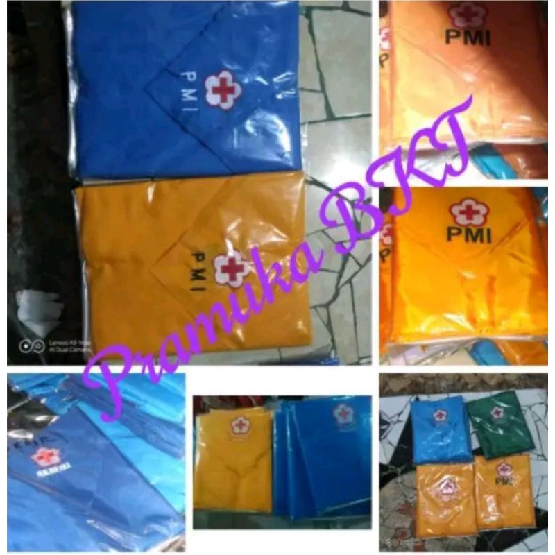 Jual Syal PMI / slayer PMR 20 biji sablon / bordir | Shopee Indonesia