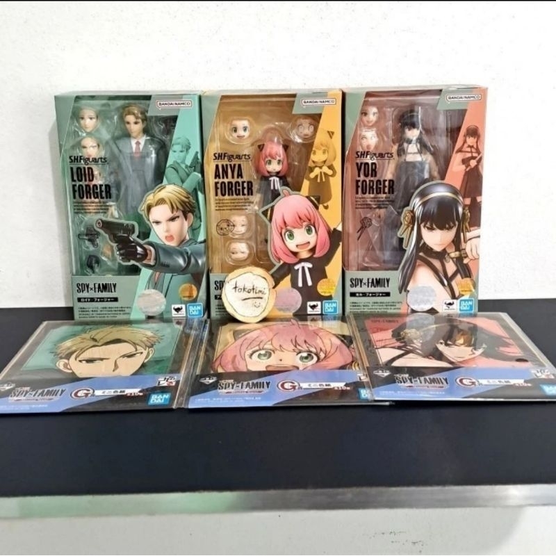 Jual Set SHF Spy x Family (With Bonus Shikishi) | Shopee Indonesia