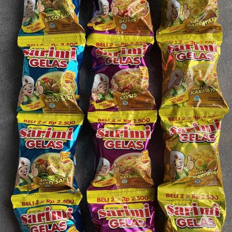 Jual SARIMI GELAS - 10 PC | Shopee Indonesia