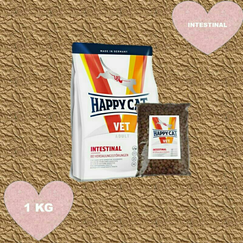 Jual happy cat vet diet intestinal gastro repack 1kg | Shopee Indonesia