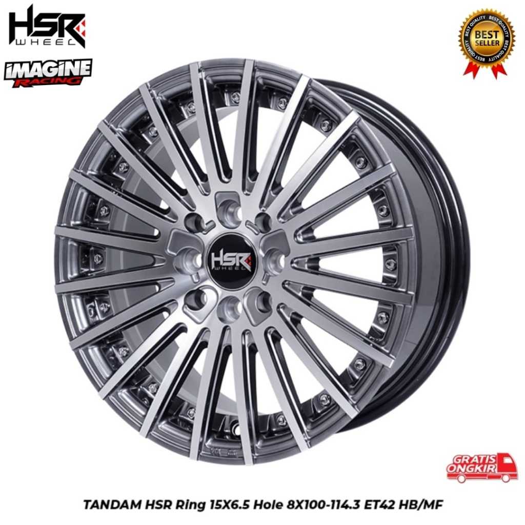 Jual Velg racing mobil livina avanza brio calya vios ring 15 pcd 4x100-114,3 hsr tandam | Shopee ...