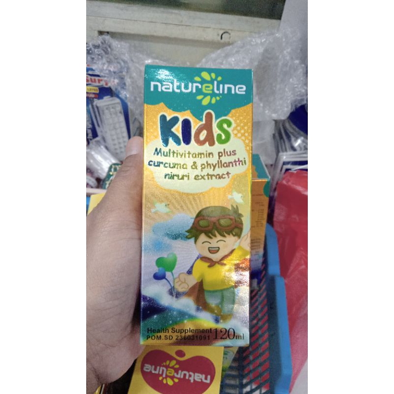 Jual natureline kids multivitamin plus 120ml | Shopee Indonesia