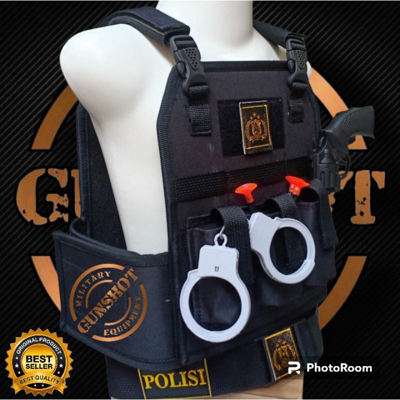 Jual Rompi anak Kostum Profesi POLRI POLISI POCIL BRIMOB POLANTAS usia ...