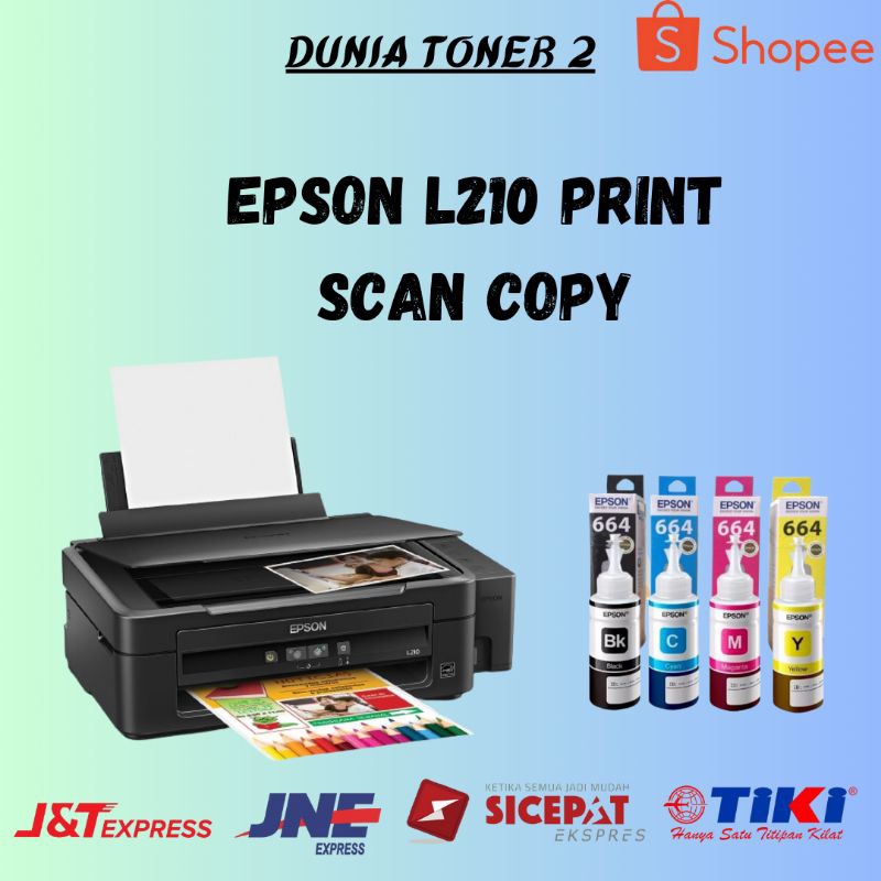 Jual Printer Epson L210 Print Scan Copy Second | Shopee Indonesia