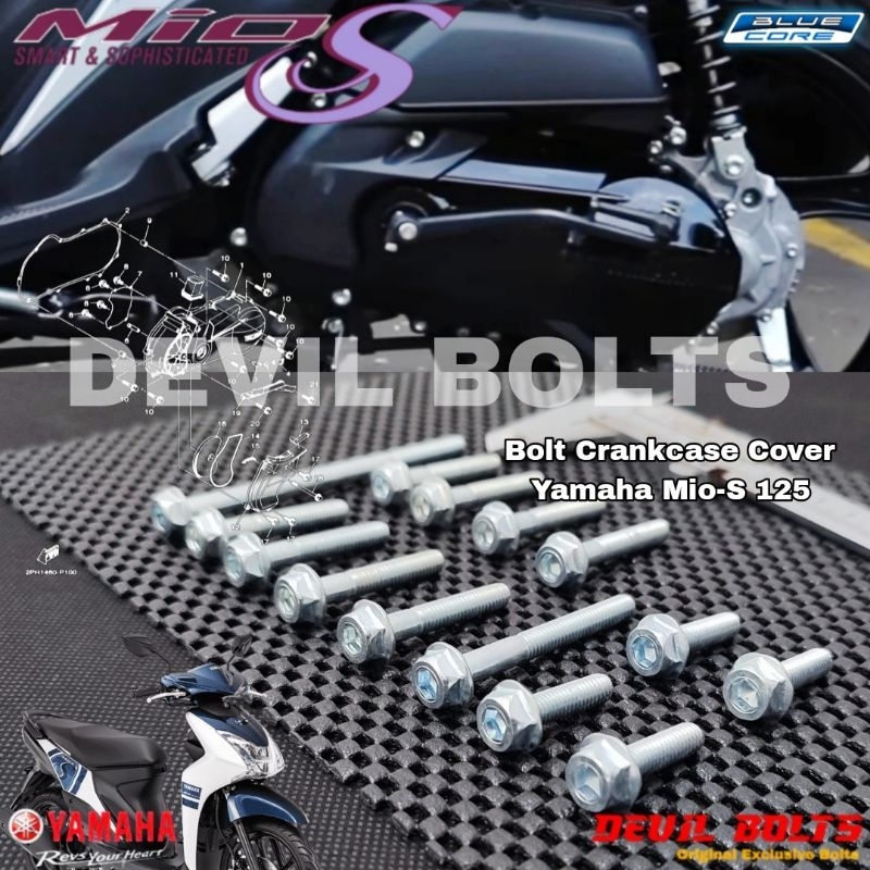 Jual Bolt Crankcase Yamaha Mio S 125 (Mode Dua Kunci) | Shopee Indonesia