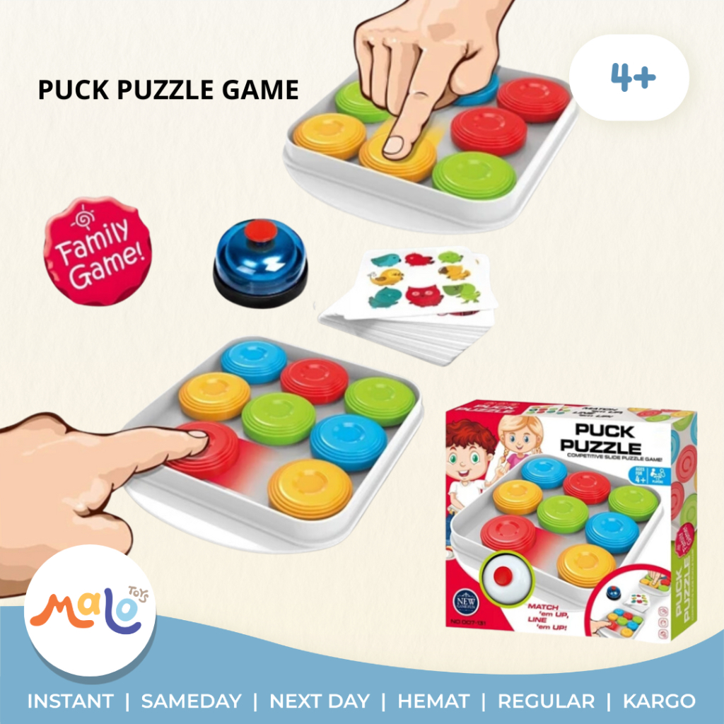 Jual MALOTOYS - Colors Matching Puzzle Puck Puzzle Slide Game Logic ...